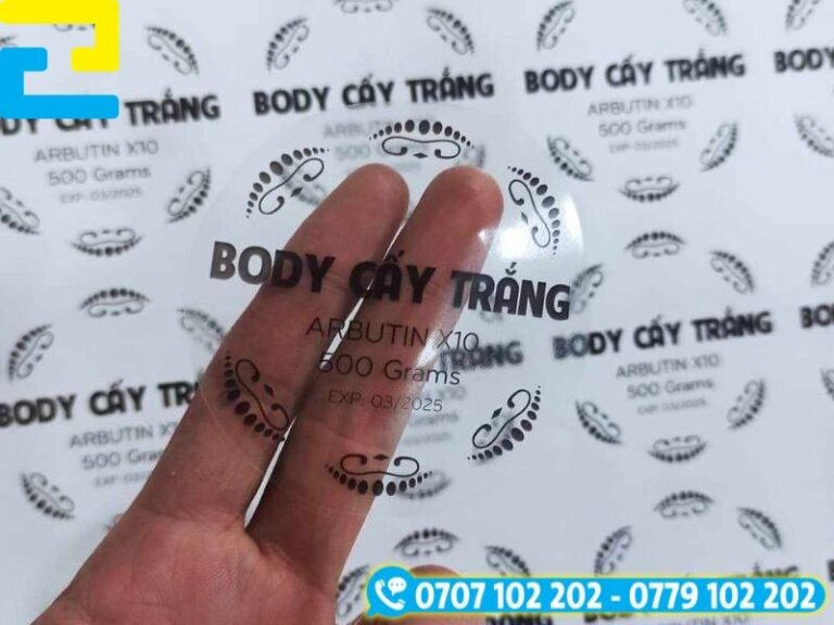 Top 3 loại giấy in decal nhựa trong suốt được sử dụng phổ biến - inan2h