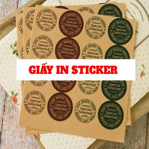 Các Loại Giấy In Sticker Dán Decal Sử Dụng Phổ Biến Nhất