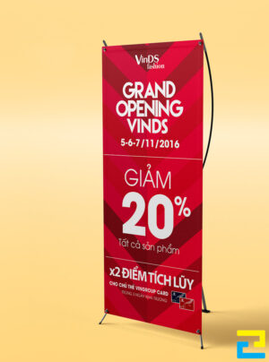 Nhận In Standee Khai Trương Mẫu Đẹp Lấy Nhanh Sắc Nét