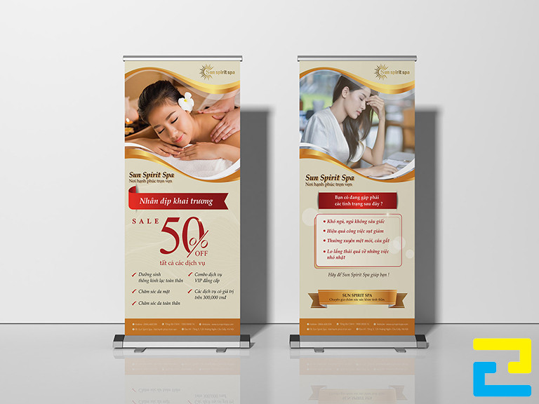 15+ Mẫu In Standee Khai Trương Spa Đẹp Thiết Kế Hiện Đại