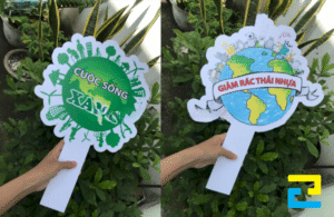 Nhận In Hashtag Cầm Tay Bảo Vệ Môi Trường Lấy Ngay Uy Tín