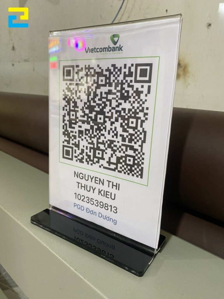 Bảng Quét Mã Qr Giá Rẻ - Thiết Kế Miễn Phí Tại In Ấn 2H - inan2h