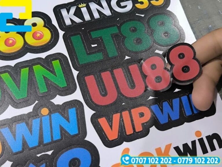 Bảng Giá In Sticker Theo Yêu Cầu Giá Rẻ, Chất Lượng - inan2h